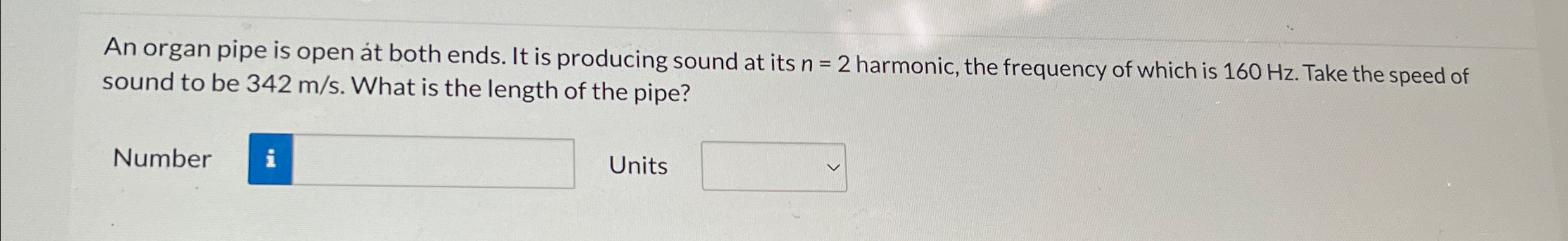 Solved An organ pipe is open at both ends. It is producing | Chegg.com