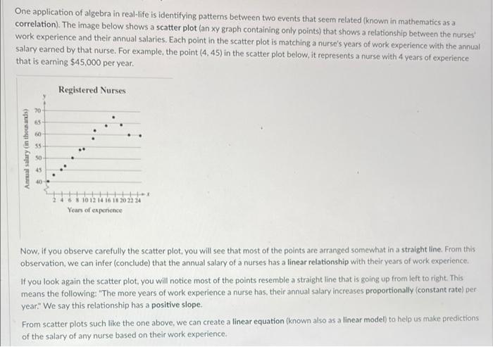 (1) Your task is to find the linear equation that | Chegg.com