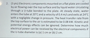 Solved (3 ﻿pts) ﻿Electronic components mounted on a flat | Chegg.com