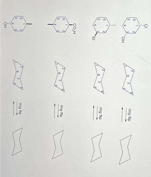 Solved For each of the compounds, draw both chair | Chegg.com
