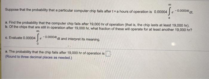 Solved Suppose that the probability that a particular | Chegg.com
