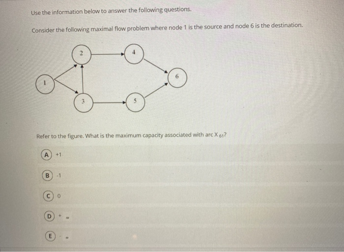 Solved Use the information below to answer the following | Chegg.com