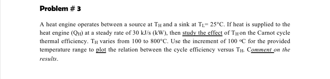 Solved Problem # 3 ﻿EES(Engineering Equation Solver) ﻿code A | Chegg.com