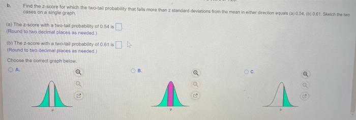 Solved For a normal distribution, answer the questions | Chegg.com
