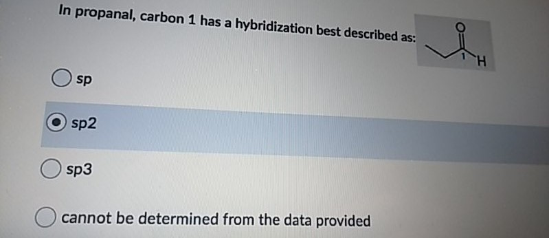 Solved Propanal has the following skeletal structure. In | Chegg.com