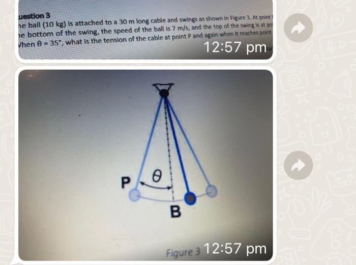 Solved yastion 3 he ball \\( (10 \\mathrm{~kg}) \\) is | Chegg.com