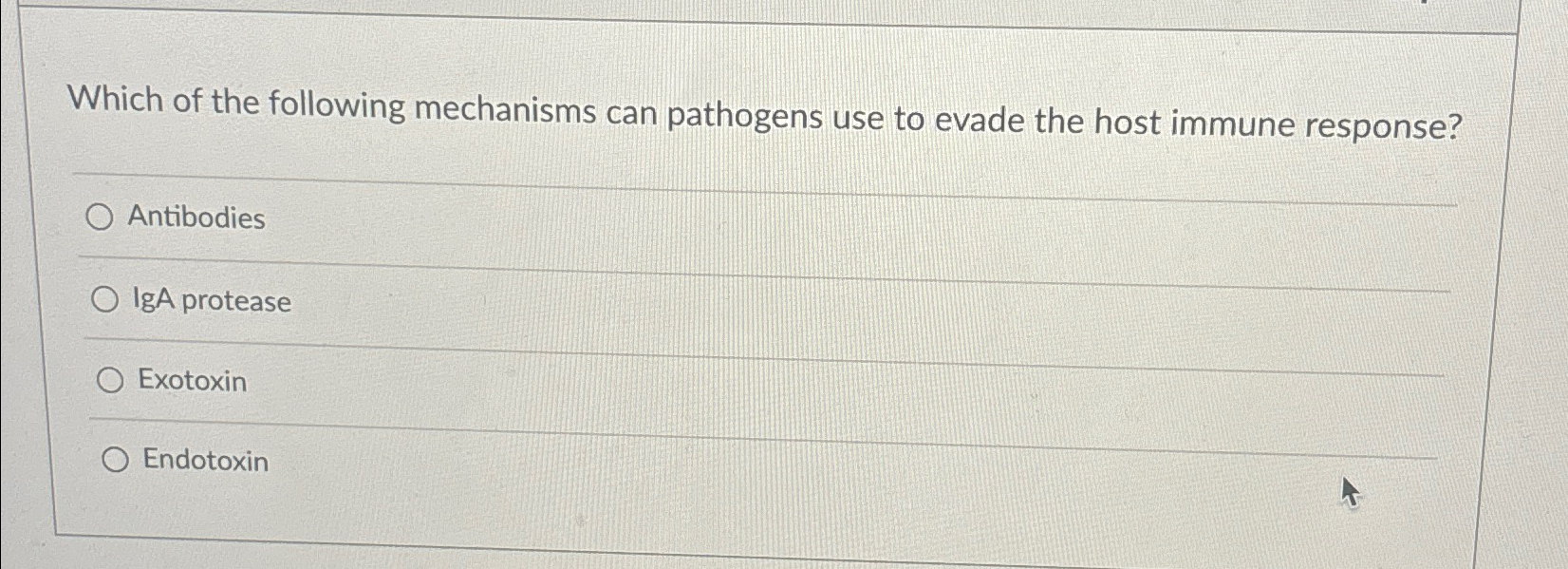 Solved Which of the following mechanisms can pathogens use | Chegg.com