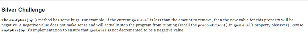 Solved in swift code please Example code: extension Car { | Chegg.com