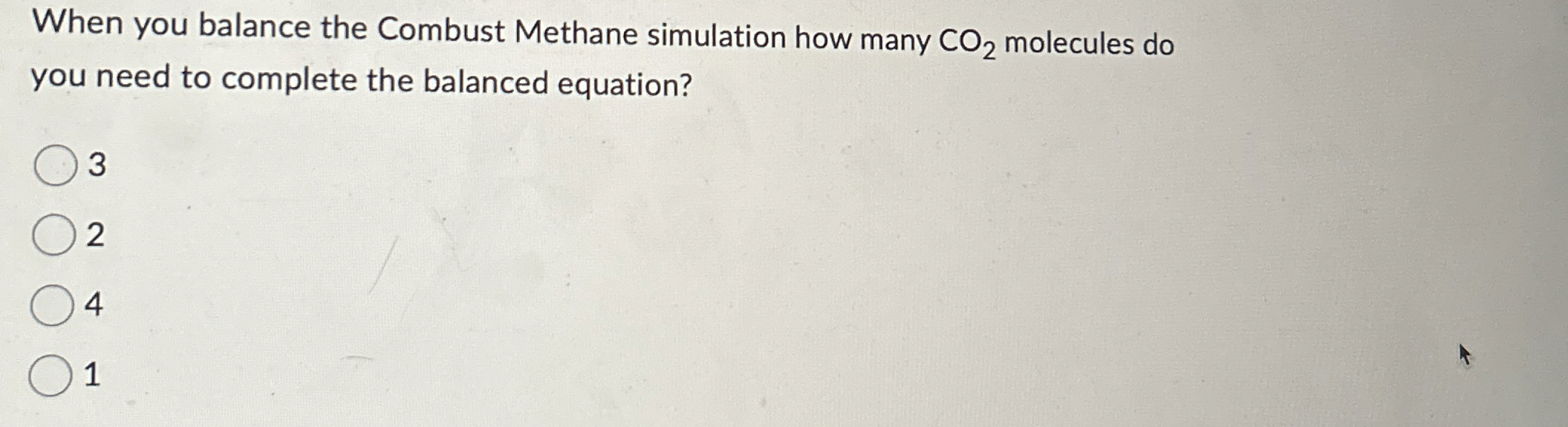Solved When you balance the Combust Methane simulation how | Chegg.com