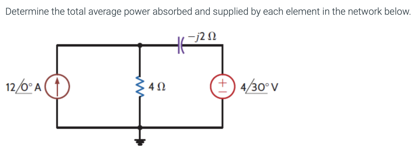 Solved Find the power supplied and the power absorbed by | Chegg.com