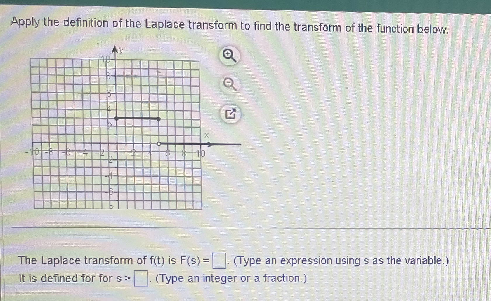 Solved Apply the definition of the Laplace transform to find | Chegg.com