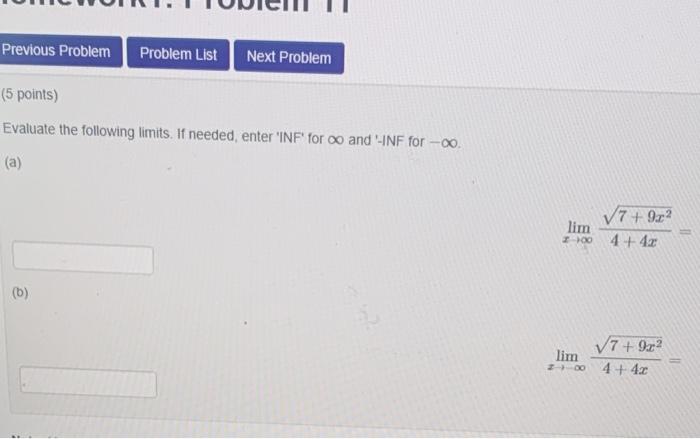 Solved Previous Problem Problem List Next Problem 5 Points 