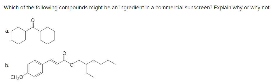 Which of the following compounds might be an | Chegg.com
