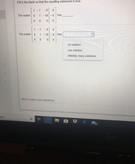 Solved Fill in the blank so that the resulting statement is | Chegg.com