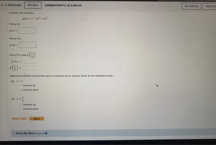 Solved Consider the function. g(x)=3−5x3+4x5 Fand g(x) g(x)= | Chegg.com