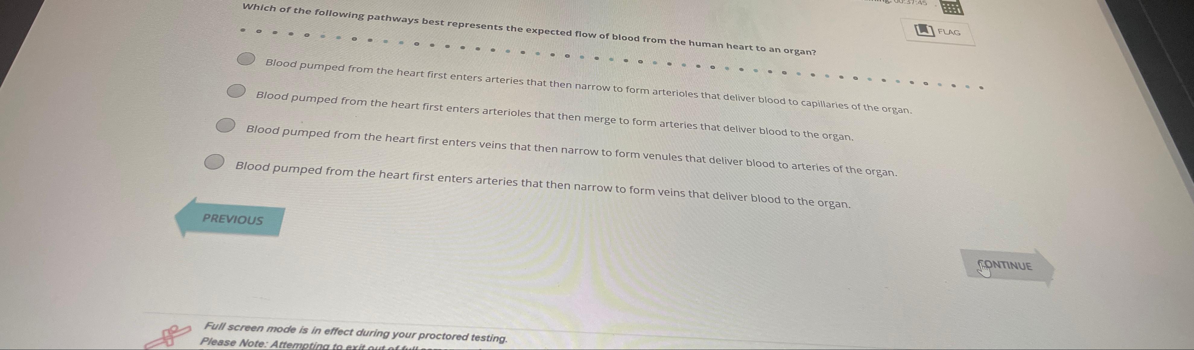 Solved Which of the following pathways best represents the | Chegg.com