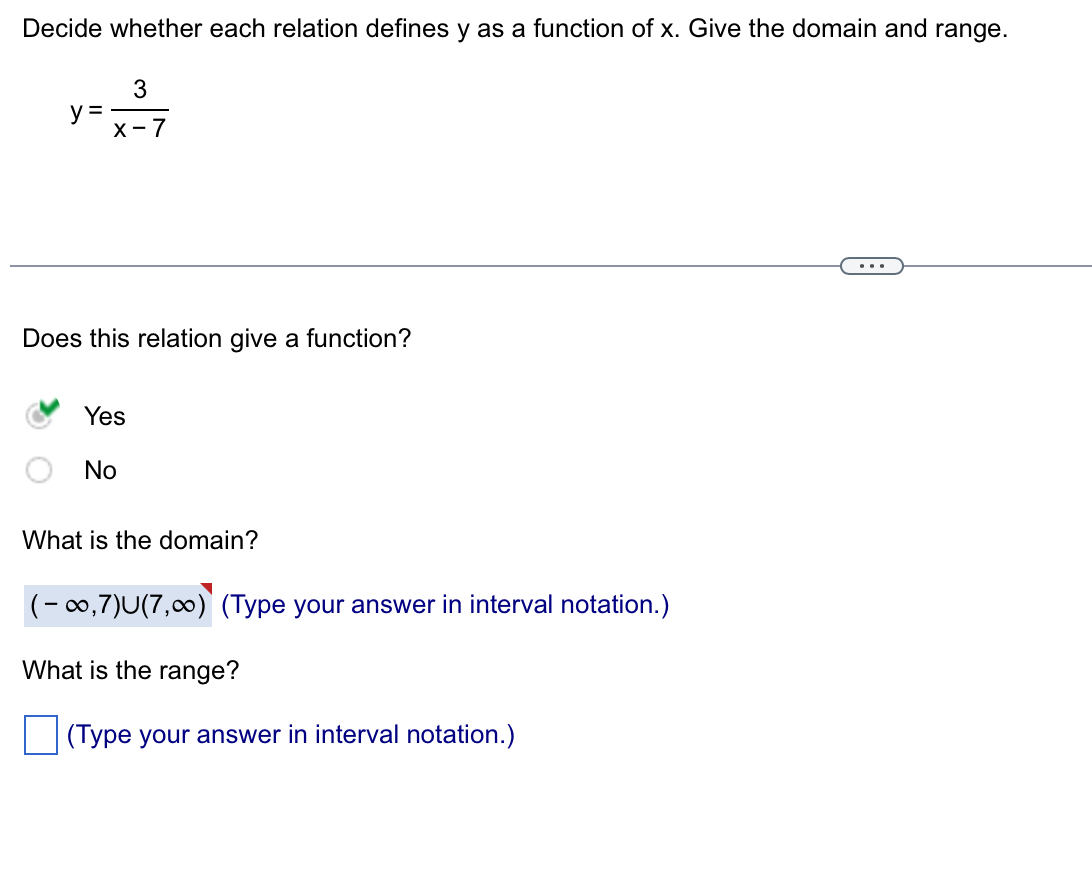 Solved Decide whether each relation defines y ﻿as a function | Chegg.com