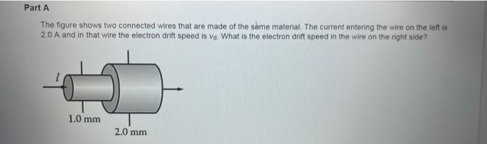[Solved]: The figure shows two connected wires that are mad