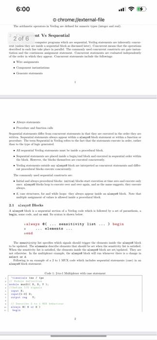 Arithmetic Operators Arithmetic operators are used to | Chegg.com