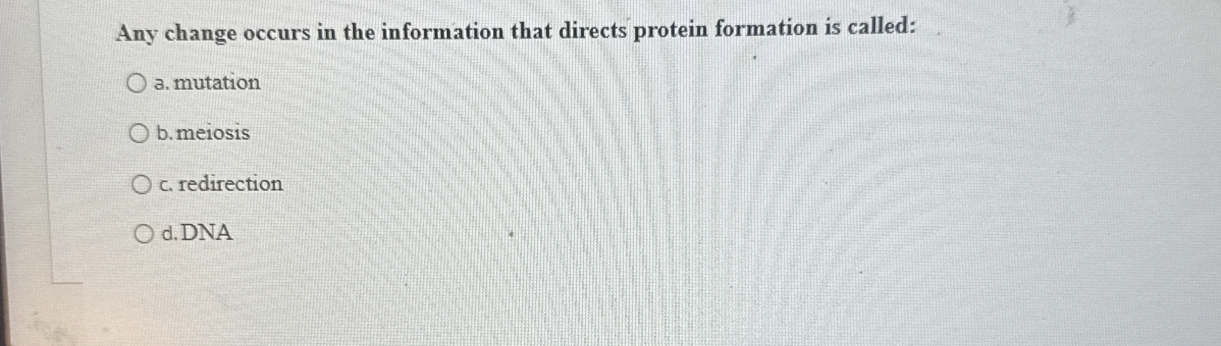 Solved Any change occurs in the information that directs | Chegg.com
