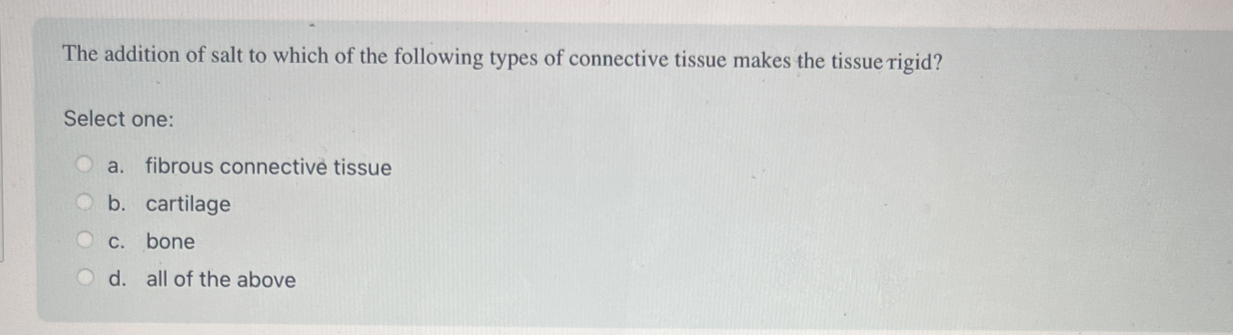 Solved The addition of salt to which of the following types | Chegg.com