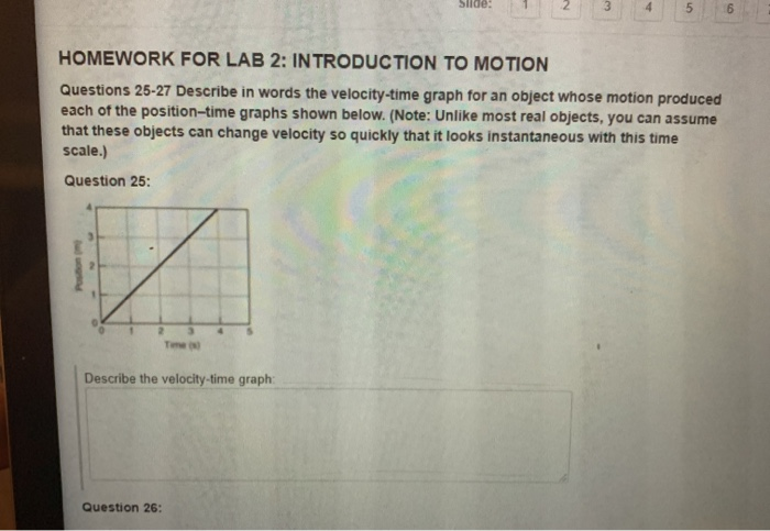 Solved Slide 2 3 4 5 6 HOMEWORK FOR LAB 2: INTRODUCTION TO | Chegg.com