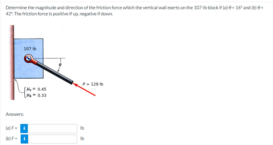 Solved Determine the magnitude and direction of the friction | Chegg.com