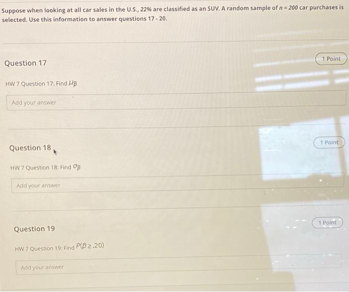 Solved Suppose when looking at all car sales in the U.S., | Chegg.com
