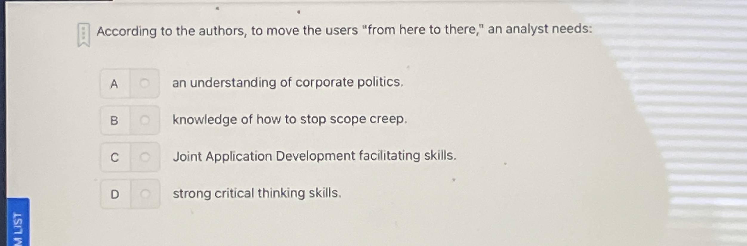 Solved ( ﻿According to the authors, to move the users "from | Chegg.com