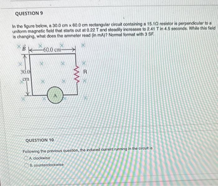 Solved In the figure below, a 30.0 cm×60.0 cm rectangular | Chegg.com