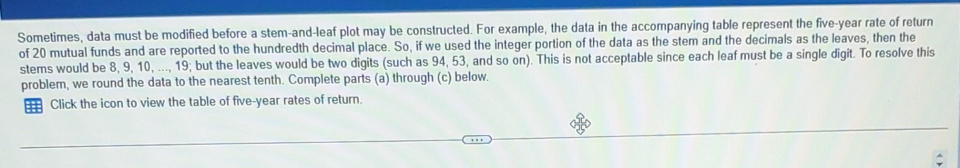 Solved Sometimes, data must be modified before a | Chegg.com