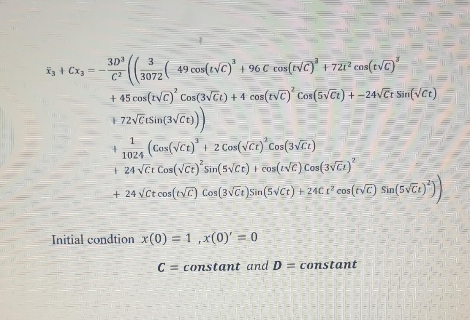 The final answer in detail Use Mathematics, Matlab, | Chegg.com