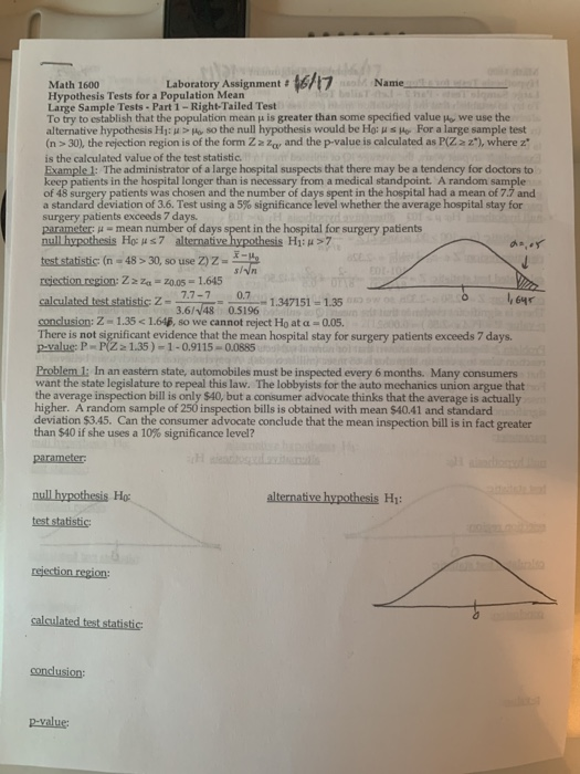 Solved eho ho c Math 1600 Laboratory Assignment: 6717 N ame | Chegg.com