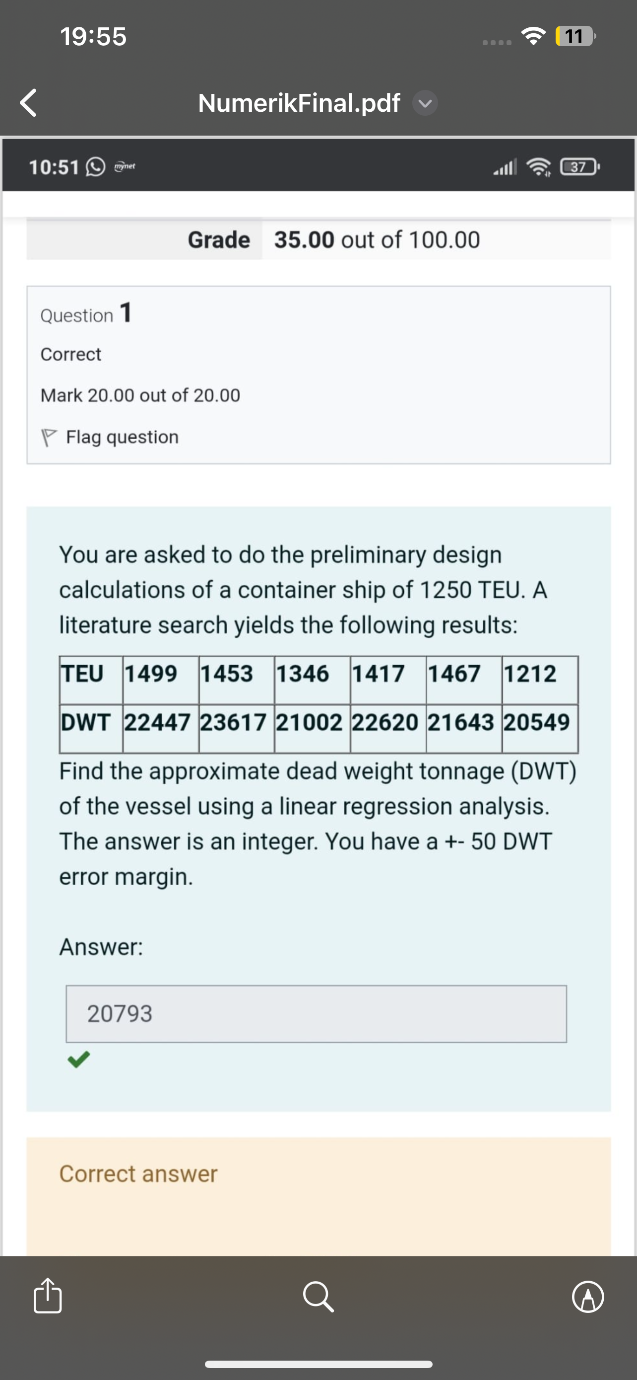 Solved You are asked to do the preliminary | Chegg.com