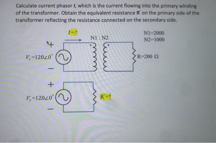 Solved Calculate current phasor I, which is the current | Chegg.com