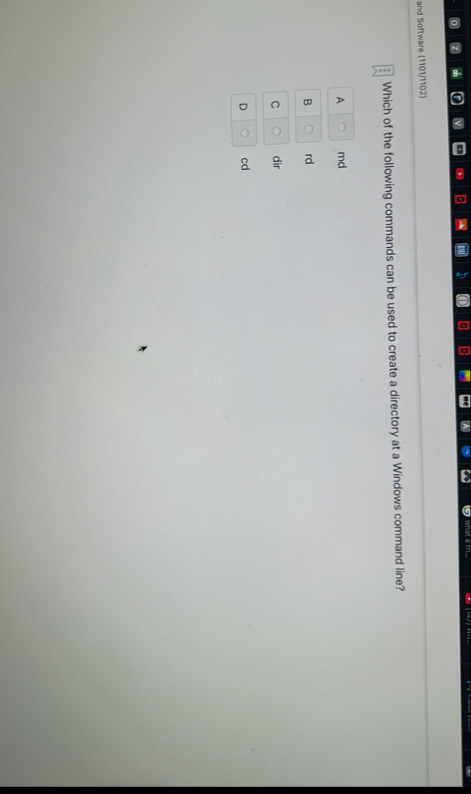 Solved 2©vWIIAand Software (1101/7102)Which of the following | Chegg.com