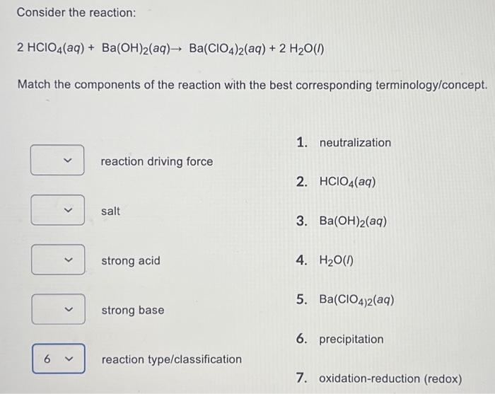 Solved Consider the reaction: | Chegg.com