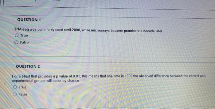 Solved RNA-seq was commonly used until 2000 , while | Chegg.com