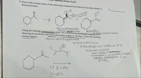 Solved Draw both enolate formes of the following compound | Chegg.com