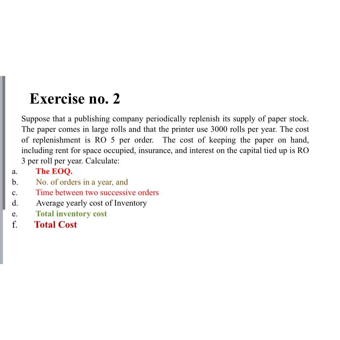 Solved Exercise no. 2Suppose that a publishing company | Chegg.com