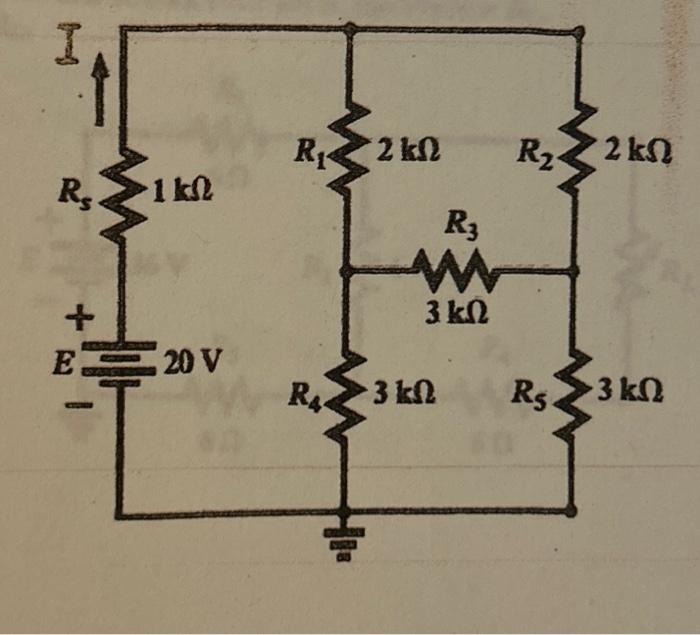 Solved Find the current I for the network below. Please | Chegg.com