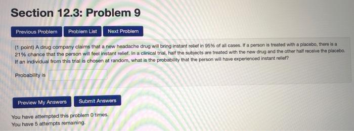 Solved Section 12.3: Problem 9 Previous Problem Problem List | Chegg.com