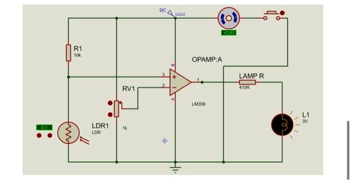Solved add a button and a dc motor to the circuit breadboard | Chegg.com