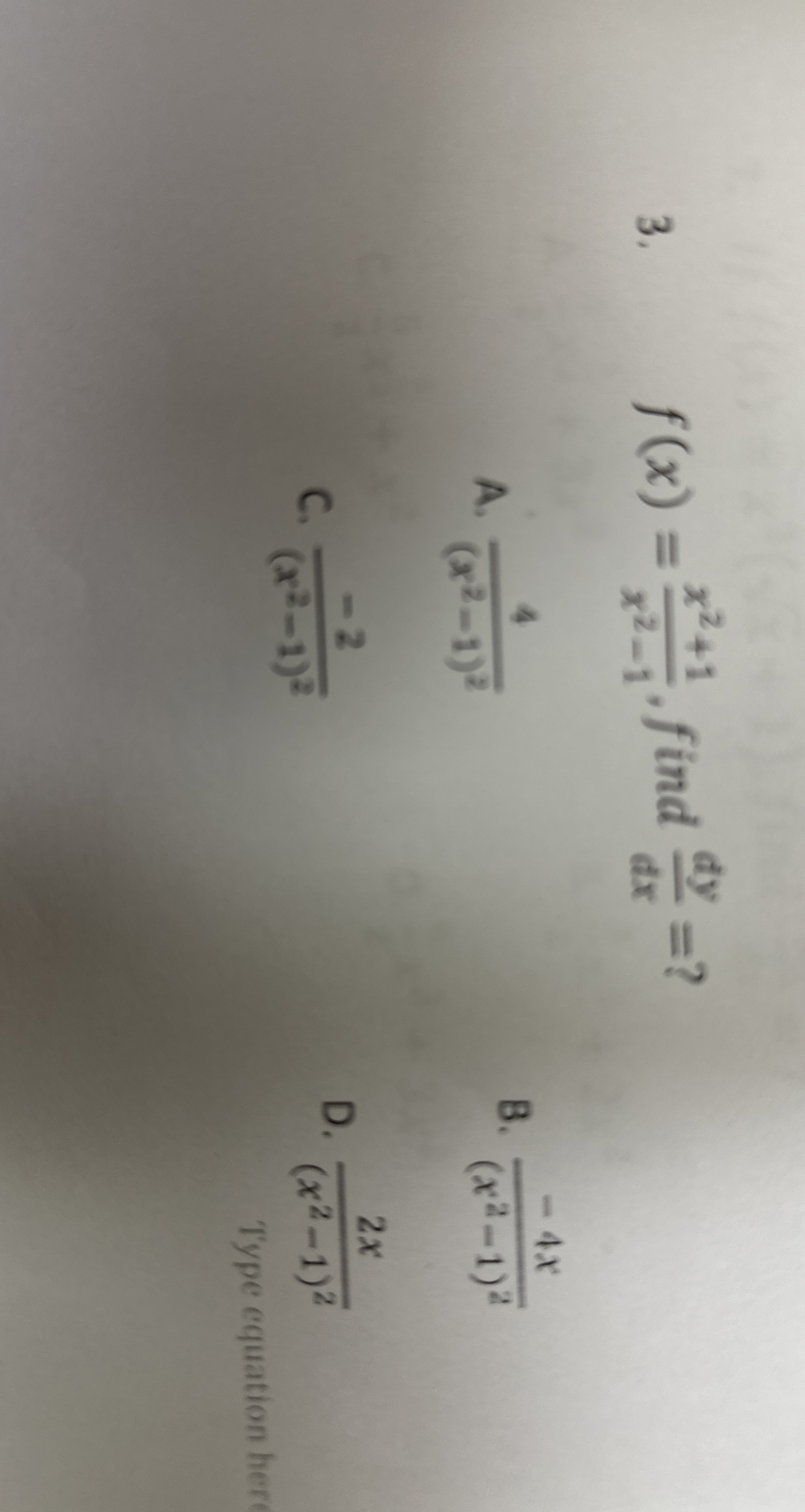 Solved f(x)=x2+1x2-1, ﻿find | Chegg.com