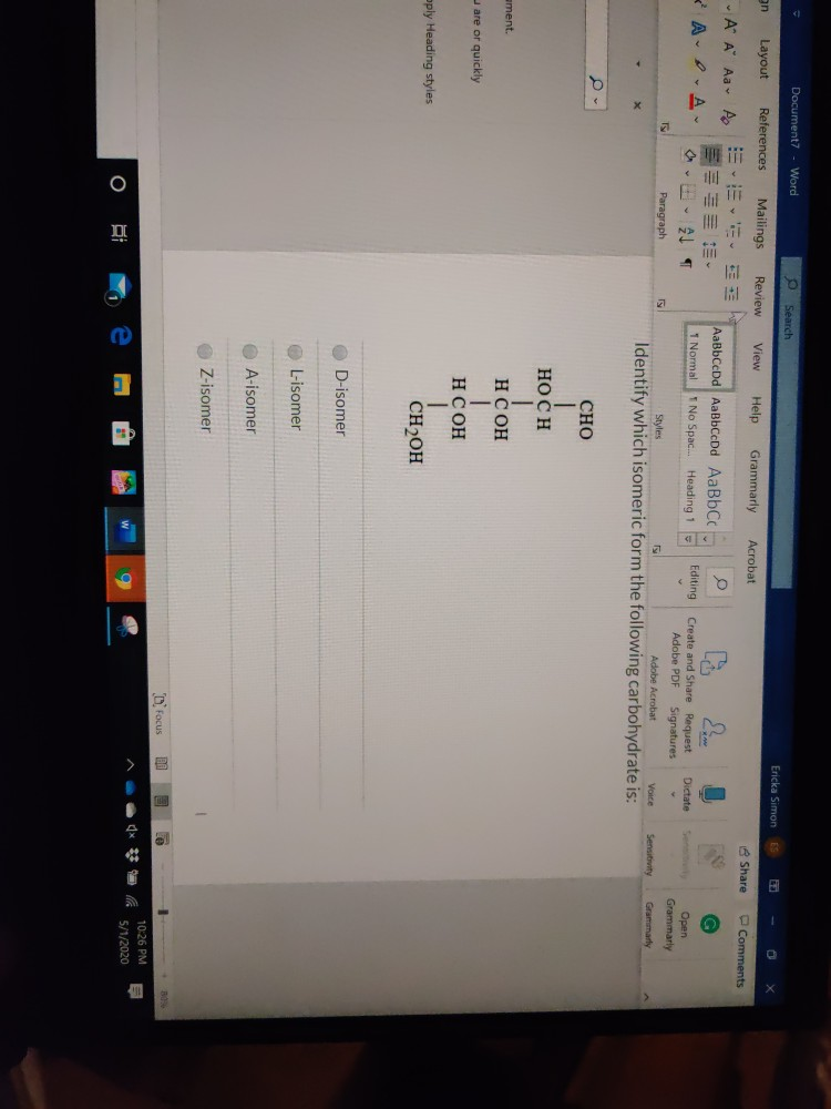Solved Document? - Word Search Ericka Simon S - X Review | Chegg.com