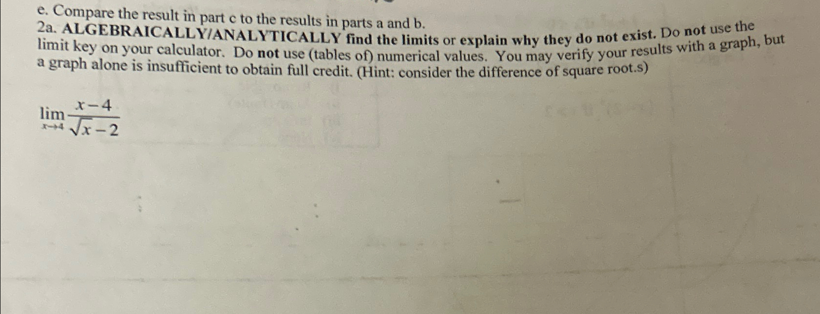 Solved e. ﻿Compare the result in part c ﻿to the results in | Chegg.com