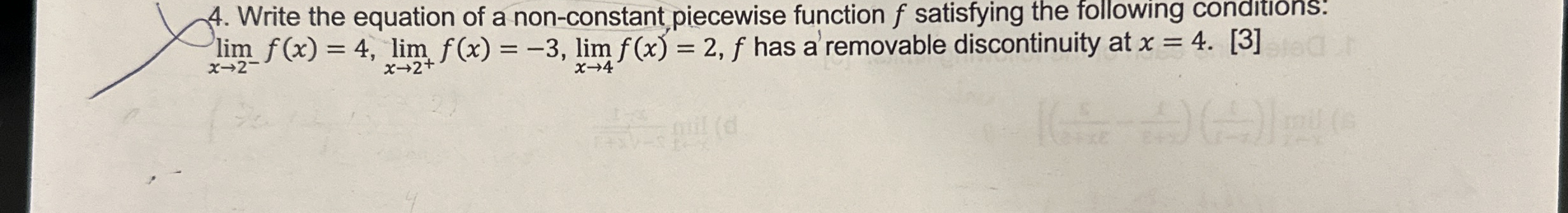 Solved Write the equation of a non-constant piecewise | Chegg.com