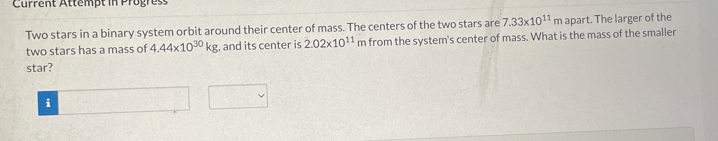 Solved Two stars in a binary system orbit around their | Chegg.com