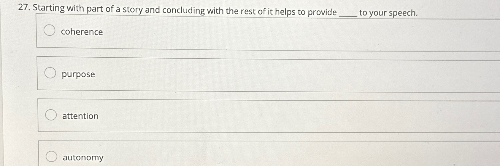Solved Starting with part of a story and concluding with the | Chegg.com