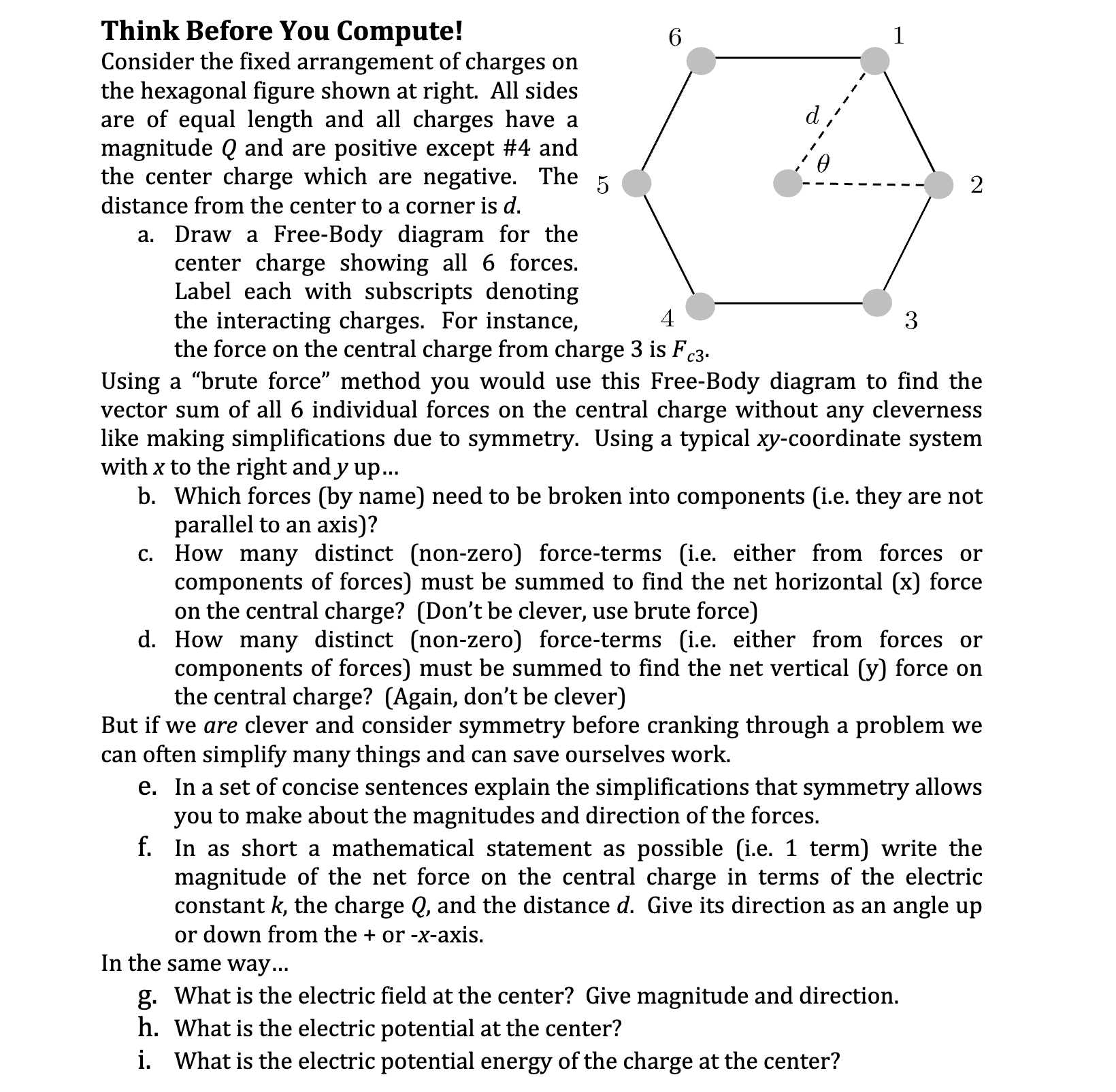 Solved Think Before You Compute!Consider the fixed | Chegg.com